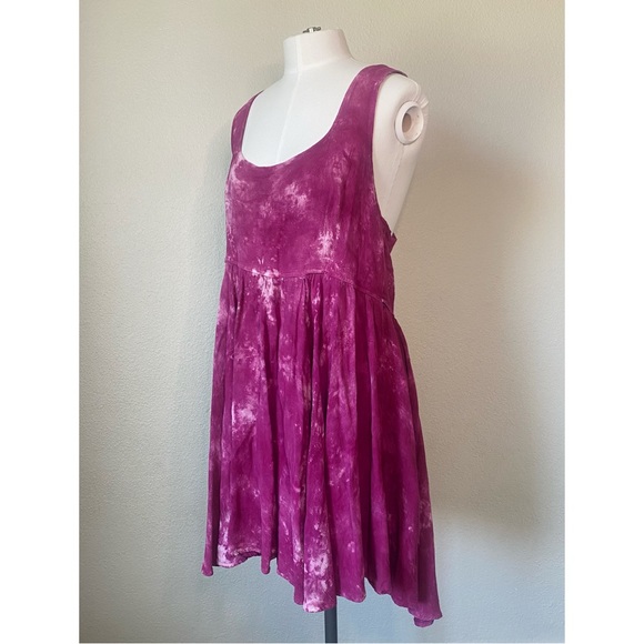 Dresses | Vintage Rated R Pink Tie Dye Racer Back Summer Dress | Poshmark
